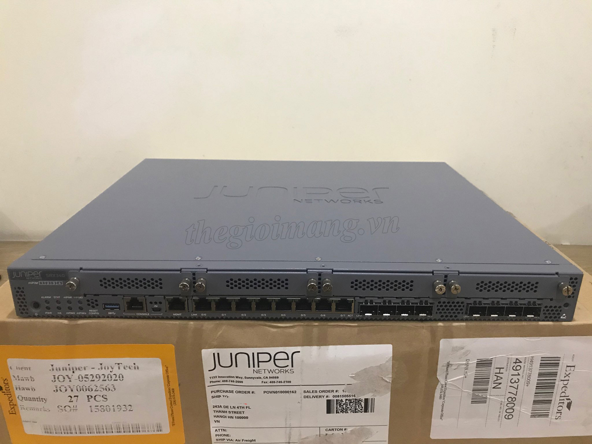 SRX340 Firewall Juniper Networks Services Gateway